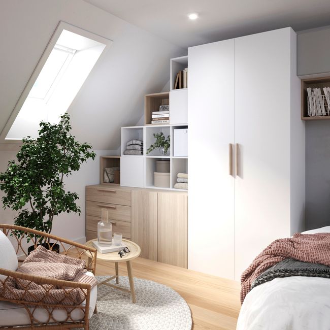 Uchwyt drewniany GoodHome Atomia 29,3 cm dąb 2 szt.