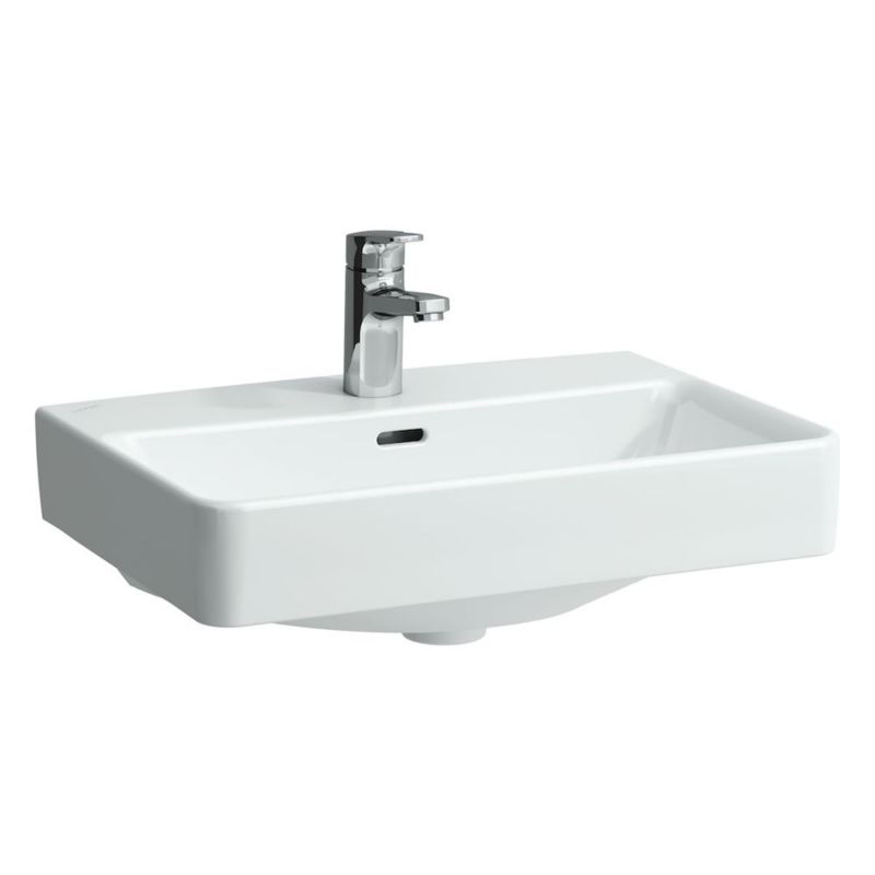 Umywalka Laufen Pro S 55x38 cm prostokątna biała ścienna, ceramika ...