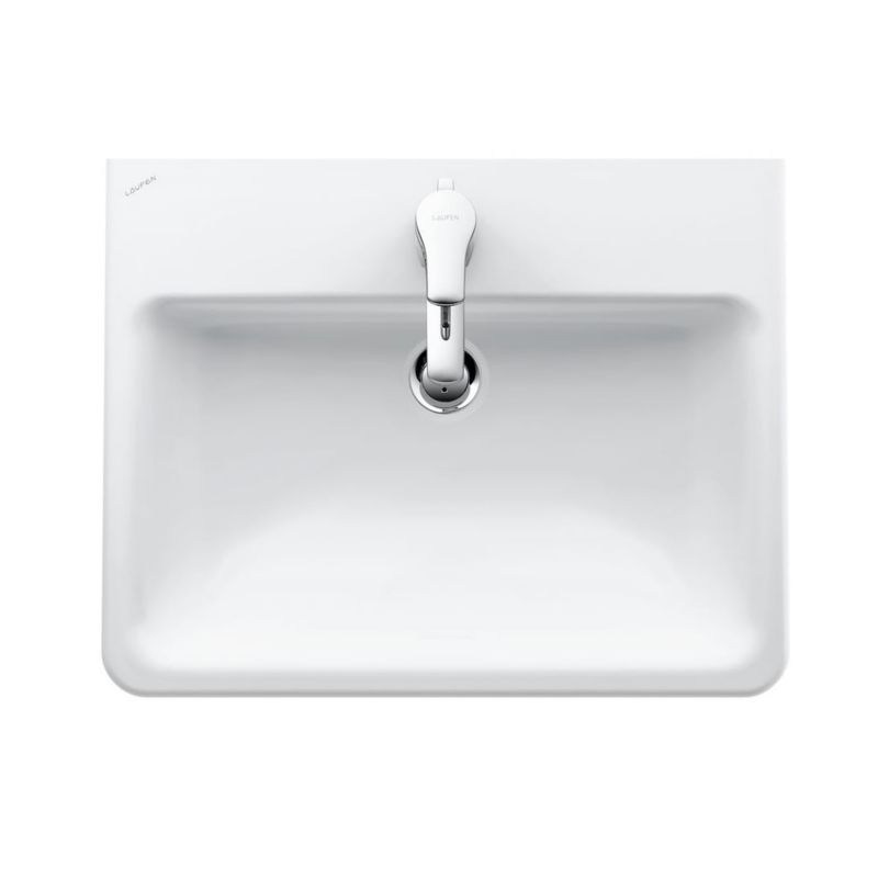 Umywalka Laufen Pro S 56x44 cm Prostokątna Wpuszczana Biała Ceramika 1 szt.