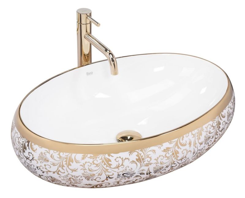 Umywalka nablatowa GTM Design Margot M5 Złota 1 szt. | Majsterkowanie w ...