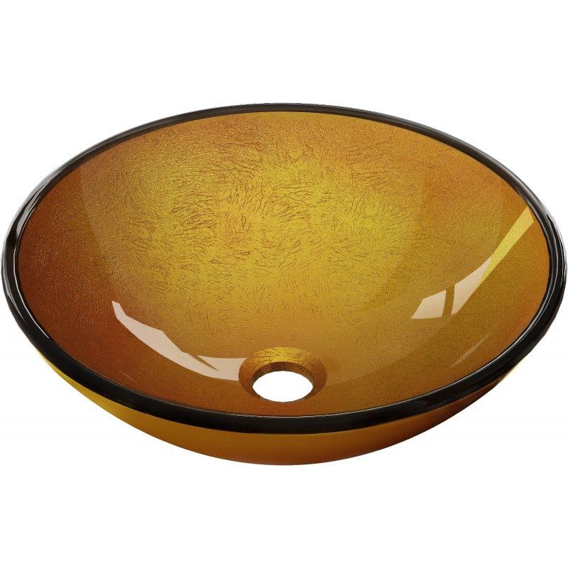 Umywalka nablatowa Mexen Mira złota 42x42 cm 24124250 1 szt ...