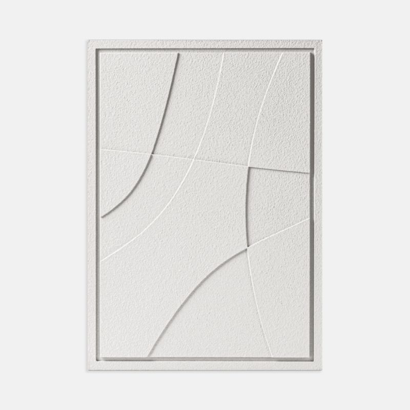 Wall Decor Murso by Cezar Abstarct 2 500x700x18mm Bianco 1 szt ...
