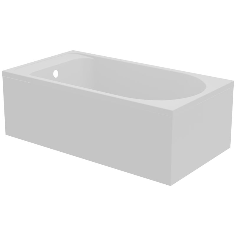 Wanna akrylowa GoodHome Cavally 130 x 70 cm biała | Majsterkowanie w ...