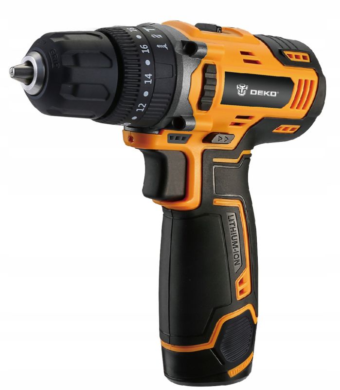 Wiertarko-wkrętarka DEKO udarowa 28Nm 1.5Ah 12V 1 kpl. | Majsterkowanie w Castoramie