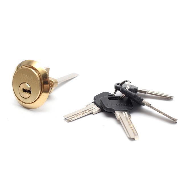 Wkładka bębenkowa Gerda RIM M1 okrągła mosiądz