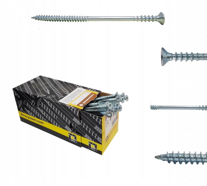 Wkręty Domax do poziomowania łat, dystansowe 6x60 mm 200szt.