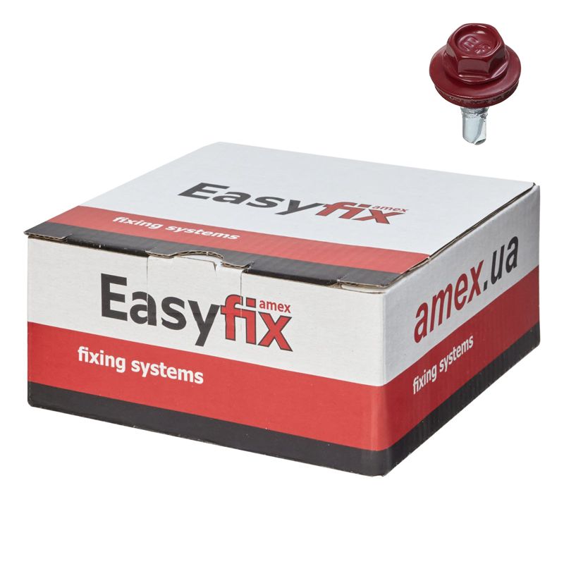 WKRĘTY FARMERSKIE Z EPDM EASY FIX 4,8x19mm(2 opak-250 szt.) Mocowanie blachy do konstrukcji ...