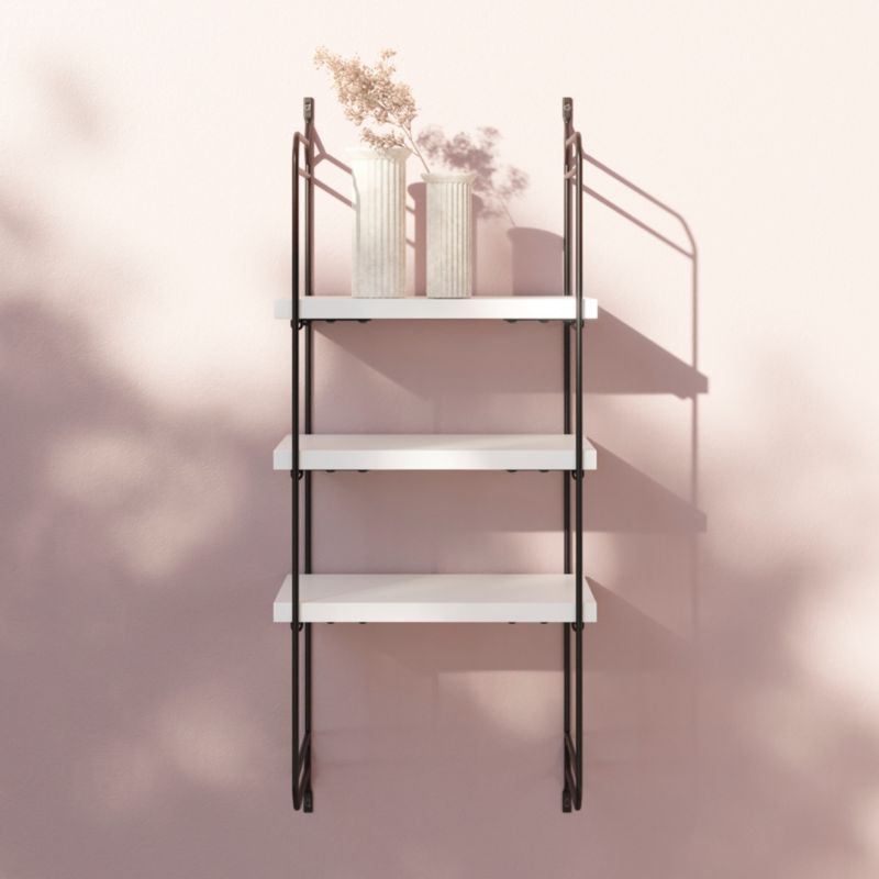 Wspornik GoodHome Rigga S6 202 x 866 mm czarny