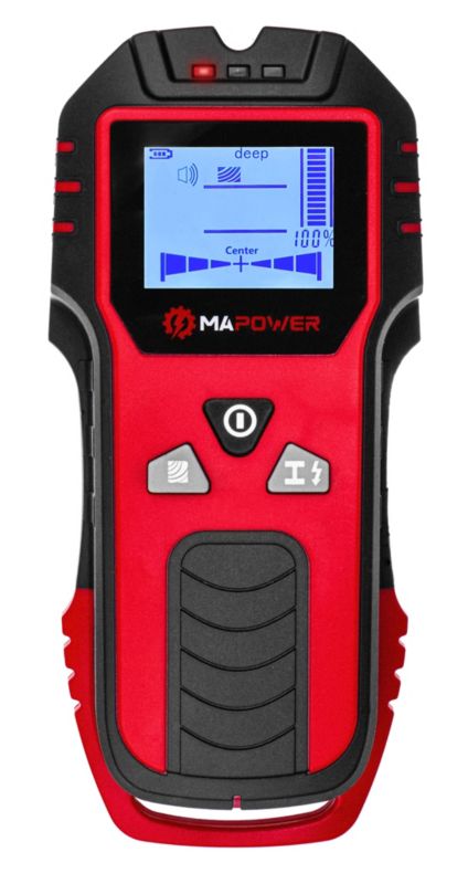Wykrywacz MAPOWER detektor drewna metali przewodów kabli rur w ścianie ...