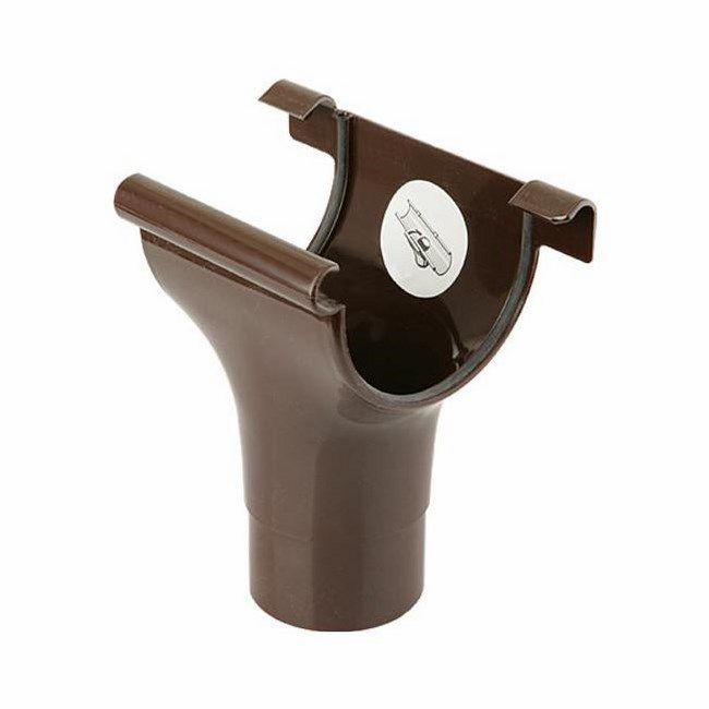 Wylot rynny Marley średnica 12,5 / 10,5 cm brązowy | Majsterkowanie w ...