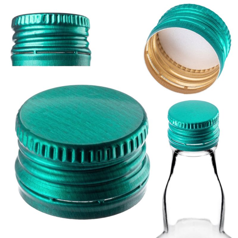 Zakrętka KADAX aluminowa do butelek pakiet zielony 50 szt. | Majsterkowanie w Castoramie