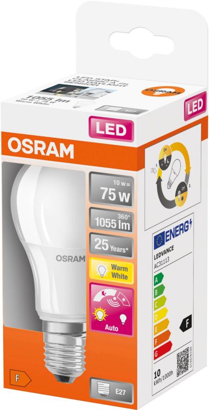 Żarówka LED Osram A75 E27 1055 lm 2700 K mleczna DIM | Majsterkowanie w Castoramie