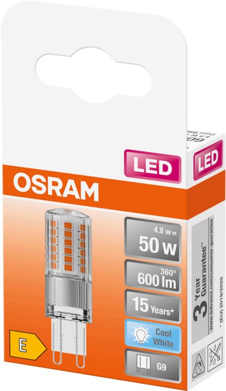 Żarówka LED Osram G9 600 lm 4000 K 320° | Majsterkowanie w Castoramie