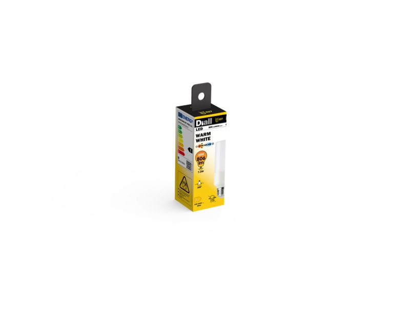 Żarówka LED stick Diall E27 8,7 W 806 lm mleczna barwa neutralna ... Żarówka LED stick Diall E27 8,7 W 806 lm mleczna barwa neutralna ...
