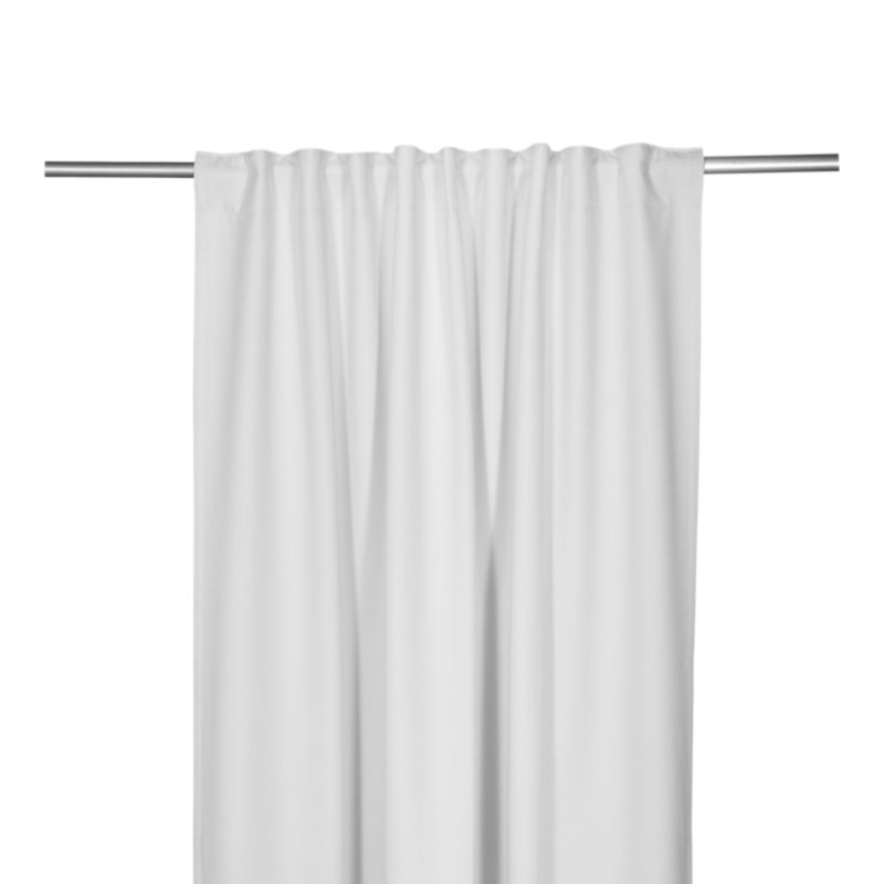 Zasłona GoodHome Novan zaciemniająca 140 x 300 cm biała