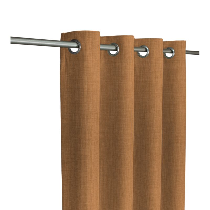 Zasłona GoodHome zaciemniająca Novan 140 x 260 cm musztardowa