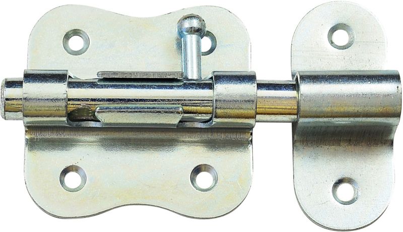 Zasuwka uniwersalna 70 mm ocynkowana biała