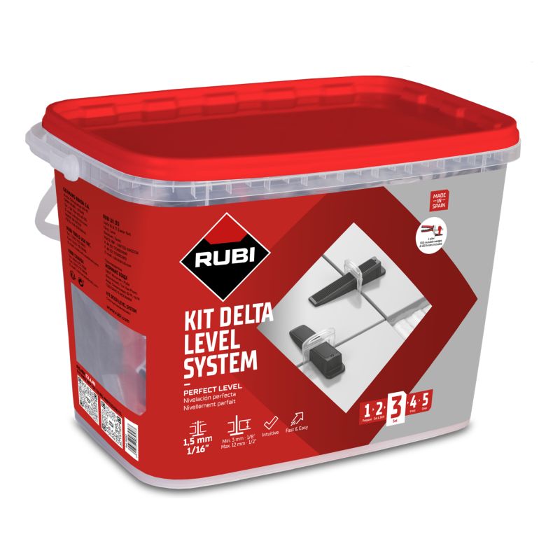 Zestaw do płytek Rubi Delta Level System 1,5 mm V4