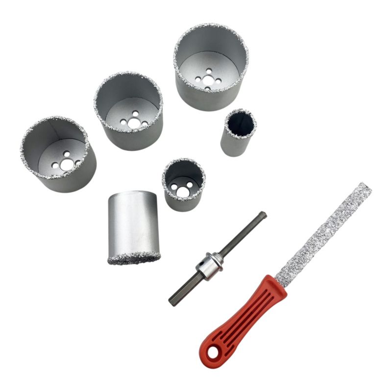 Zestaw koron węglowych Mac Allister HEX 35-85 mm 6 sztuk