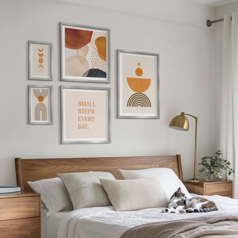 Zestaw Obrazów w Ramie Wallfluent Boho minimalistyczne dekoracje ...