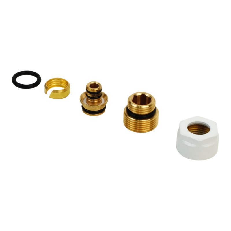 Zestaw zaciskowy do systemu PEX GoodHome biały