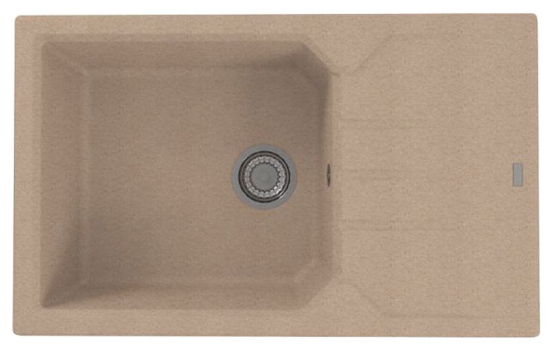 Zlewozmywak granitowy Alveus Record 40 kol. 55 beż (78x48cm) 1-komorowy 1szt. | Majsterkowanie w ...